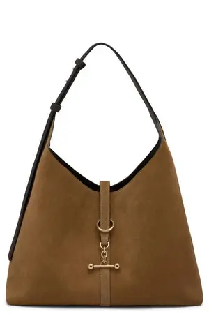 Strathberry Maxi Kite Hobo Bag - Toffee/espresso