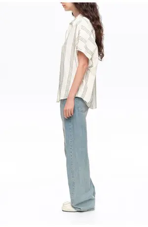 Bimba Y Lola Striped Button-up Shirt