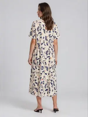 MASAI COPENHAGEN Manirevia Soft Linen Midi Dress