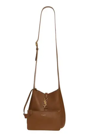 Saint Laurent Le 5 À 7 Leather Crossbody Bag - Fox