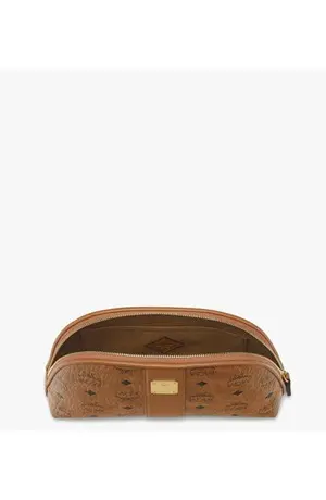 Mcm Aren Cosmetic Pouch In Visetos