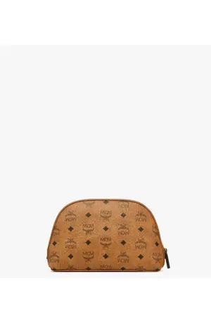 Mcm Aren Cosmetic Pouch In Visetos