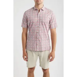 Tori Richard Sanganeri Cotton Shirt Tomato