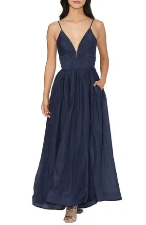 CIEBON Sloane Bead Accent Maxi Dress