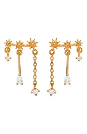 GIRLS CREW Celestial Cascade Drop Earrings - Gold