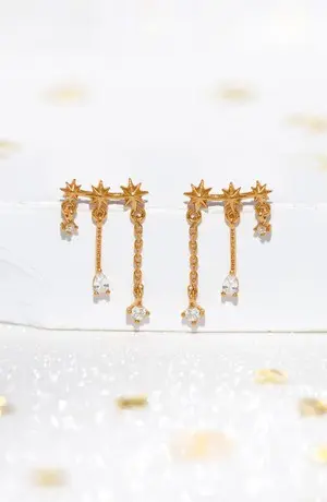 GIRLS CREW Celestial Cascade Drop Earrings