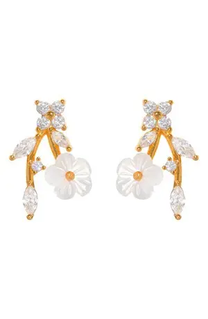 GIRLS CREW Wildflower Earrings - Gold