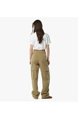 Mcm Cargo Pants With Logo Hardware