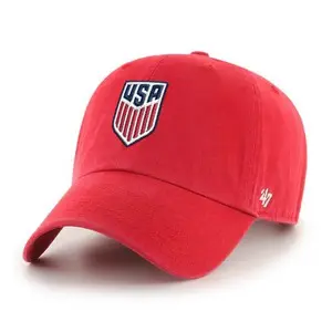 '47 Usmnt Crest Clean Up Adjustable Hat - Red