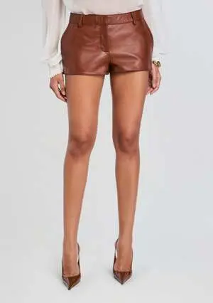 RETROFETE Retrofête Valesia Leather Short