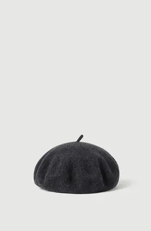 Brunello Cucinelli Wool Beret - Lignite