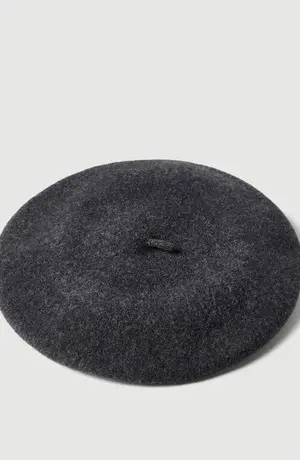Brunello Cucinelli Wool Beret - Lignite