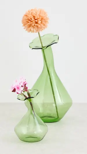 TIZO DESIGN Glass Angled Neck Mini Vase