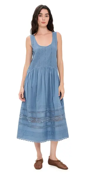 Sea Pippa Solid Tank Midi Dress