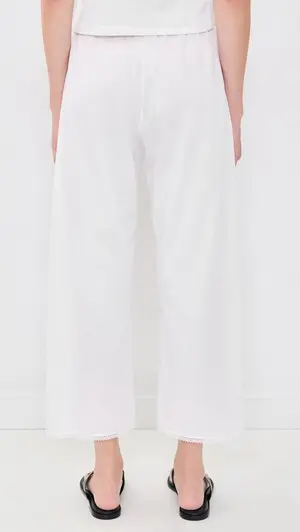 LESET Yoko Lace Crop Pants
