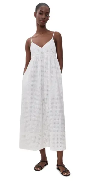 Jenni Kayne Cove Check Midi Dress