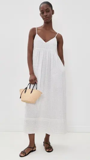 Jenni Kayne Cove Check Midi Dress