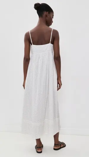 Jenni Kayne Cove Check Midi Dress