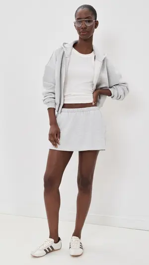 Good American The Fleece Skort