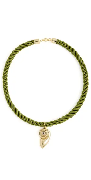 LUV AJ The Palma Shell Cord Necklace