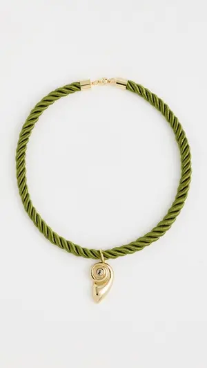 LUV AJ The Palma Shell Cord Necklace