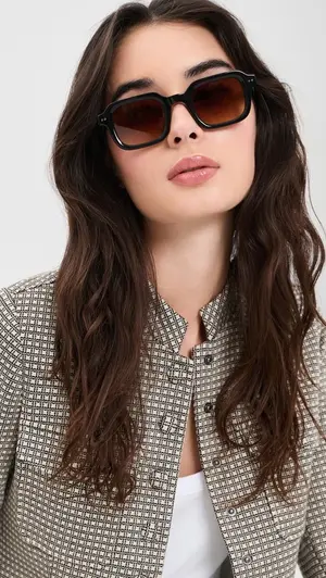JIMMY FAIRLY Square Frame Sunglasses