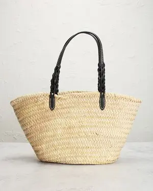 FWRD RENEW Prada Raffia Tote Bag