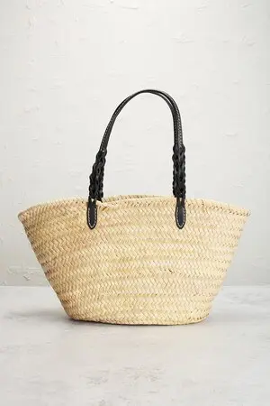 Prada Raffia Tote Bag