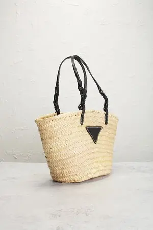 Prada Raffia Tote Bag
