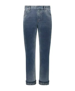 Dior Logo Patch Flared Jeans