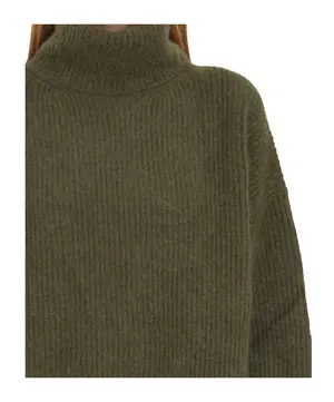 UMA WANG Turtleneck Sweater With Ribbed Details