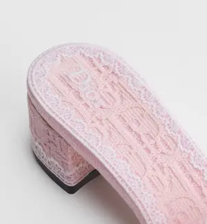 Dior Dioramour Dentelle Heeled Slide