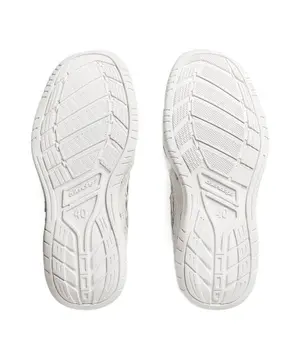 Balenciaga Hamptons Suede Sneaker In Off White/black