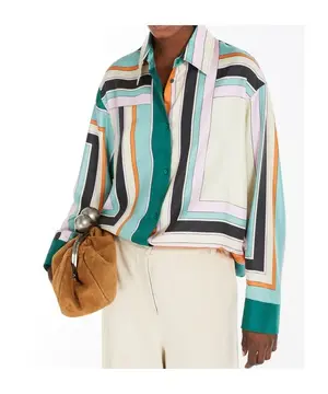 Max Mara Graphic Printed Button-up Shirt