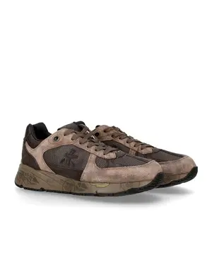 Premiata Lace-up Round Toe Sneakers
