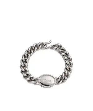 Dior Médaillon Chain Link Bracelet - Silver