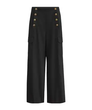 Dior Button-up Casual Pants - Black