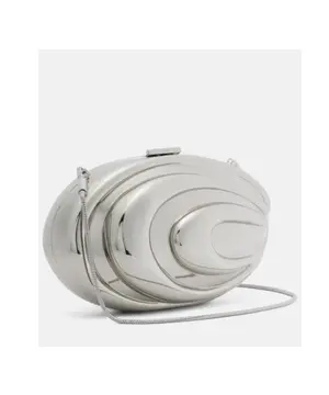 Simkhai Inez Metallic Clutch