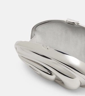 Simkhai Inez Metallic Clutch