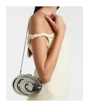 Simkhai Inez Metallic Clutch