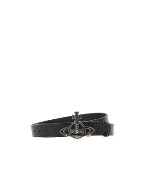 VIVIENNE WESTWOOD Orb Plaque Buckle Belt