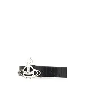 VIVIENNE WESTWOOD Orb Plaque Buckle Belt