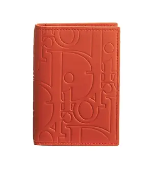Dior Bifold Card Holder - Red