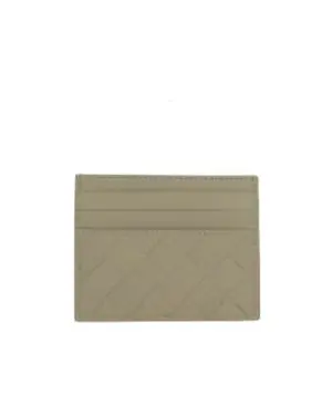 Bottega Veneta Intrecciato Credit Card Case - Travertine