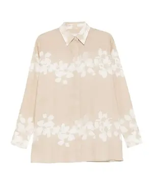 Iceberg Floral Shirt - Nude