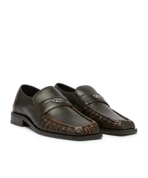 DIESEL® D-amber Leather Loafers