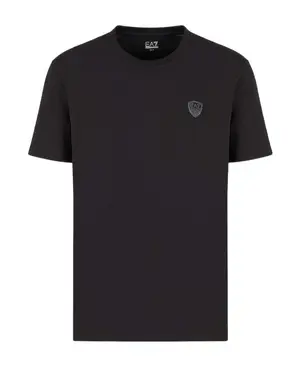 EA7 Logo-patch Cotton T-shirt