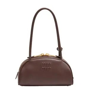 Miu Miu Bowling Mini Hand-held Bag - Brown