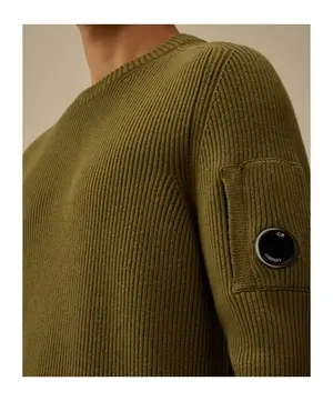 C.P. COMPANY Ribbed Knit Sweater