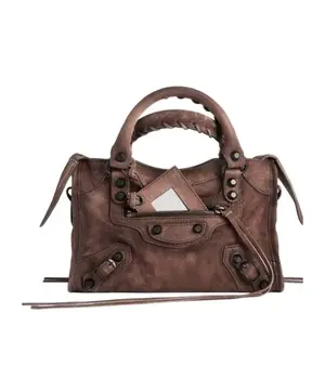 Balenciaga Le City Bag Mini In Light Espresso - Brown